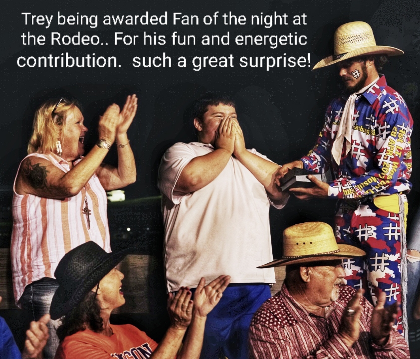 Rodeo Fan of the Night Award! – Ms. Brewer's Employment Experience Class